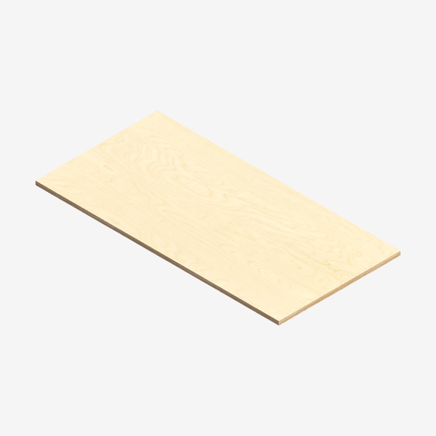 Custom Plywood Desktop in Natural Plywood