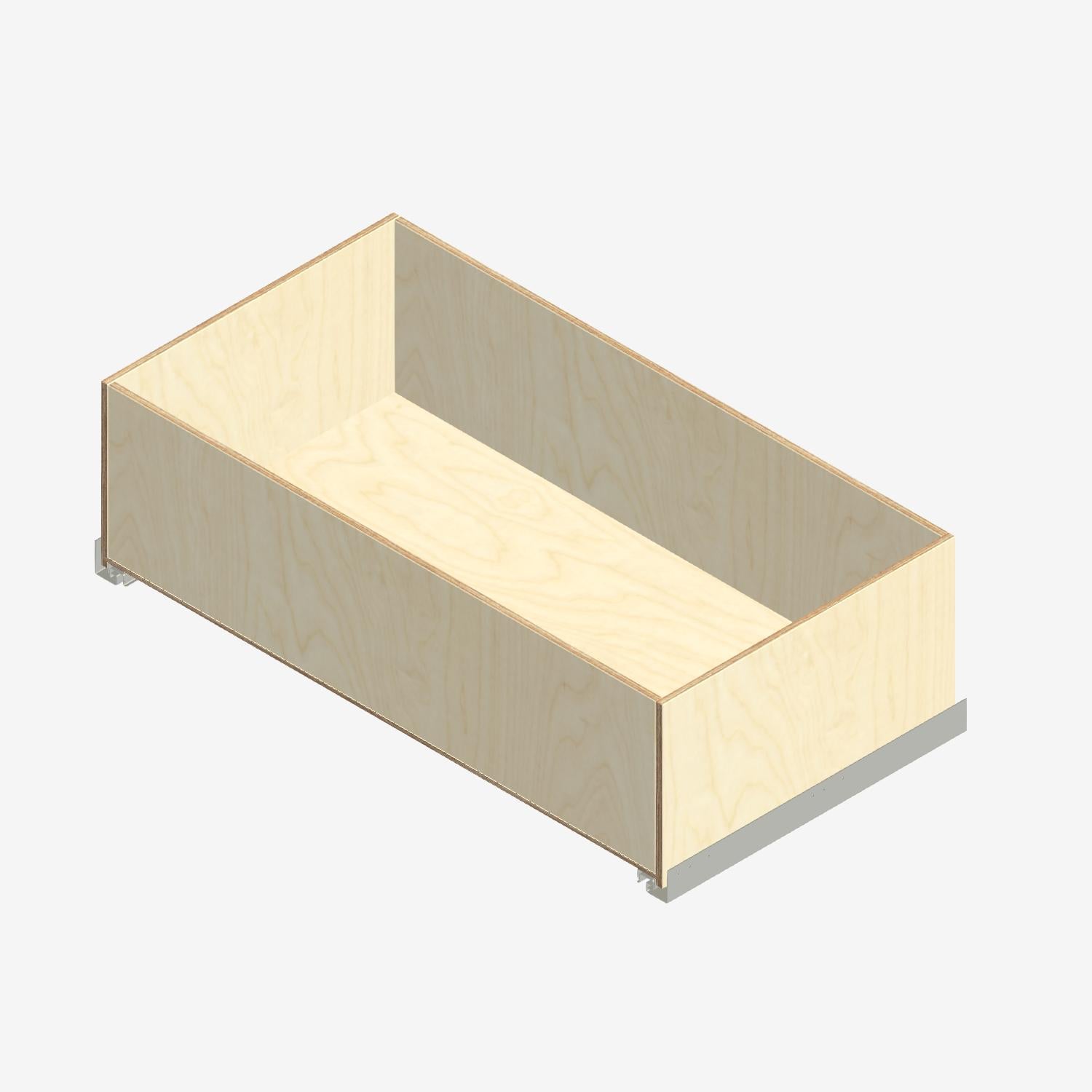 Custom Plywood Drawer Box in Natural Plywood