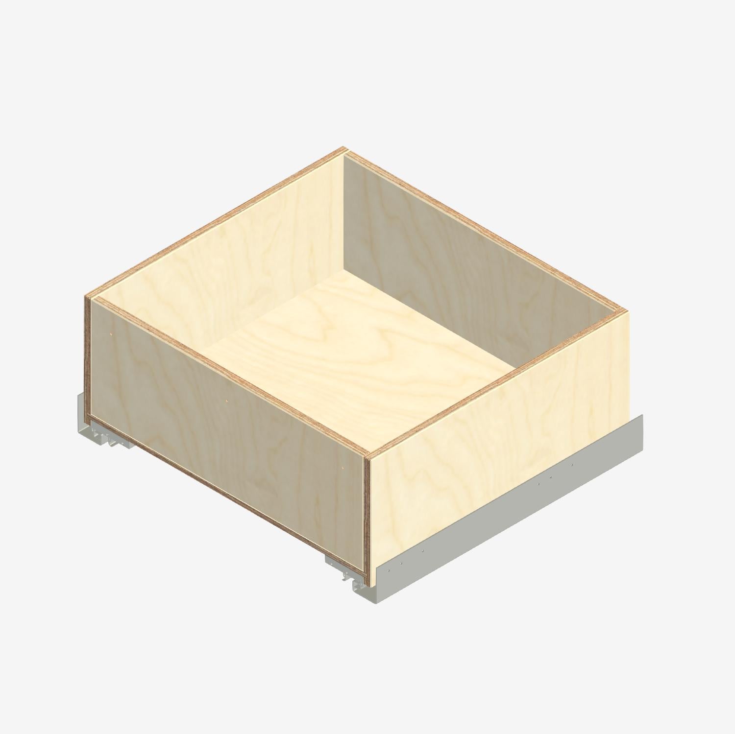 Custom Plywood Drawer Box in Natural Plywood