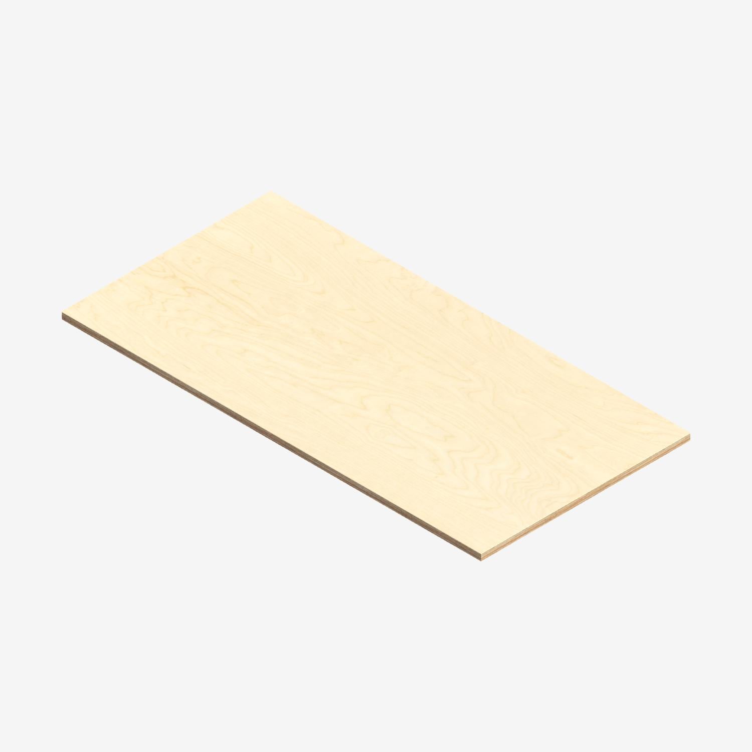 Custom Plywood Desktop in Natural Plywood