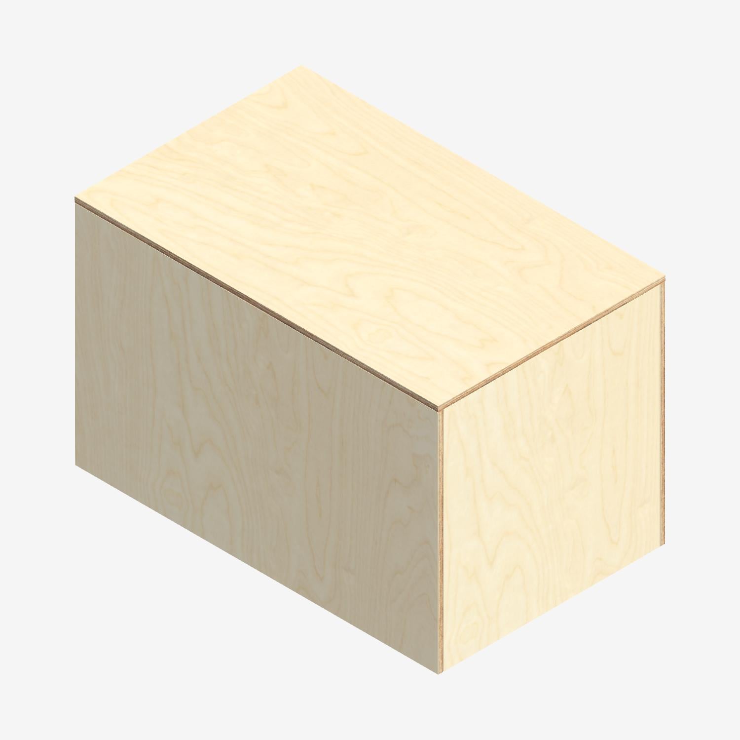 Custom Plywood Box in Natural Plywood – Made in Ply