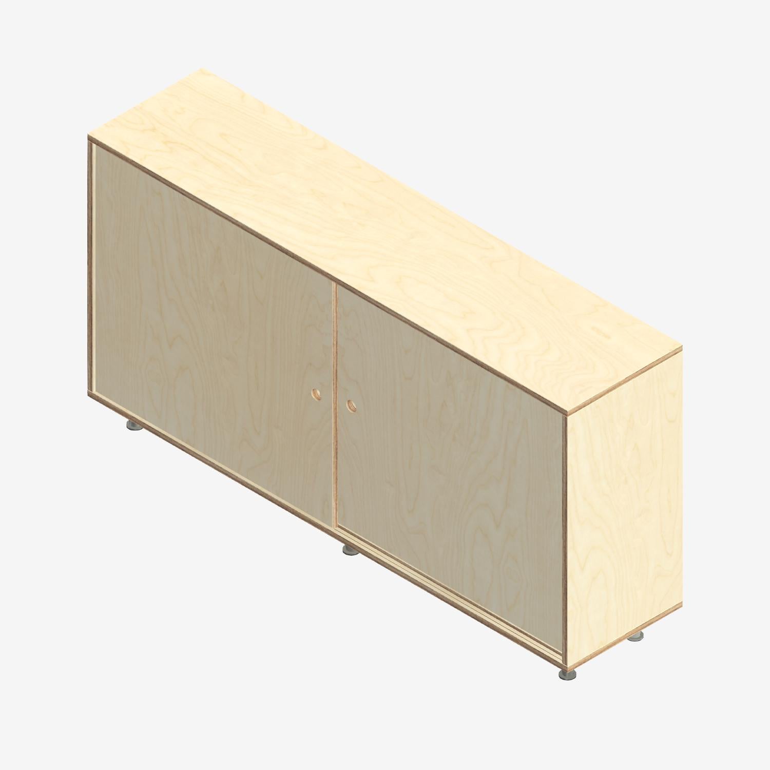 Bespoke Storage Unit with Sliding Doors in