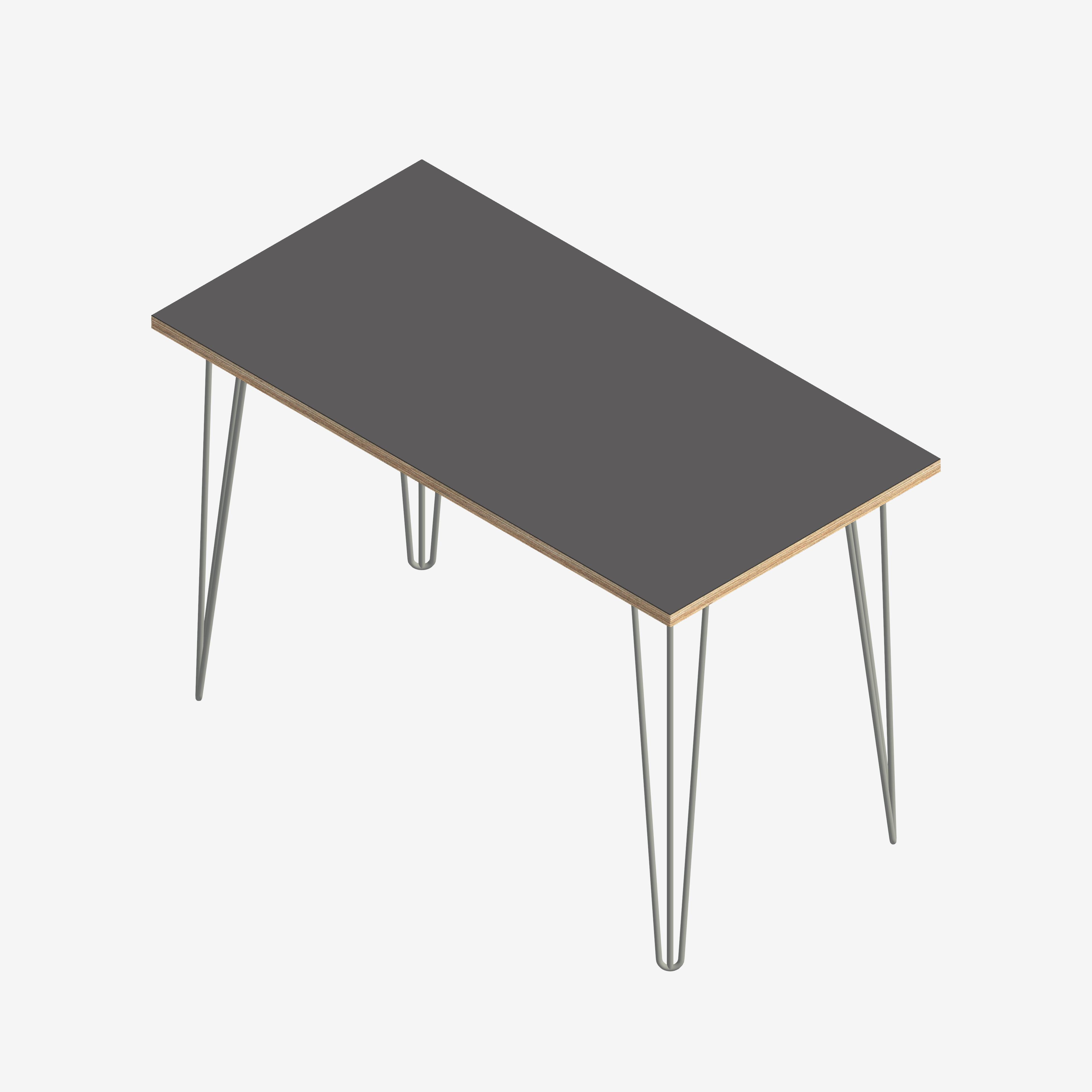 Custom Plywood Desktop in Laminated Plywood Storm – Made in Ply