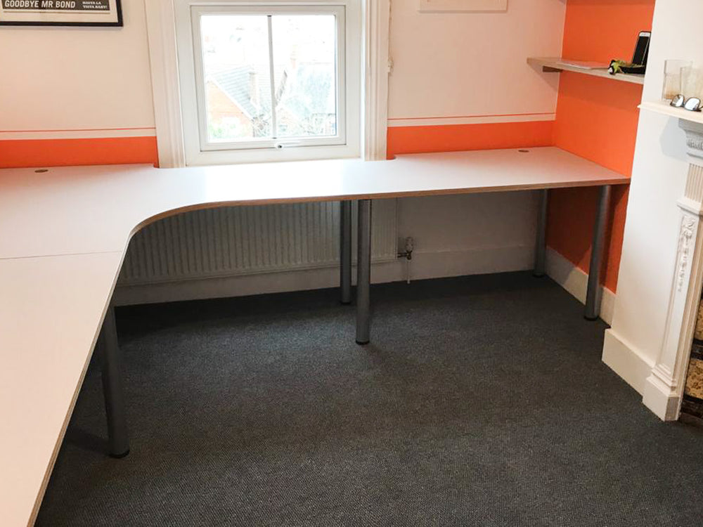 Custom Plywood Corner Desk – Made in Ply