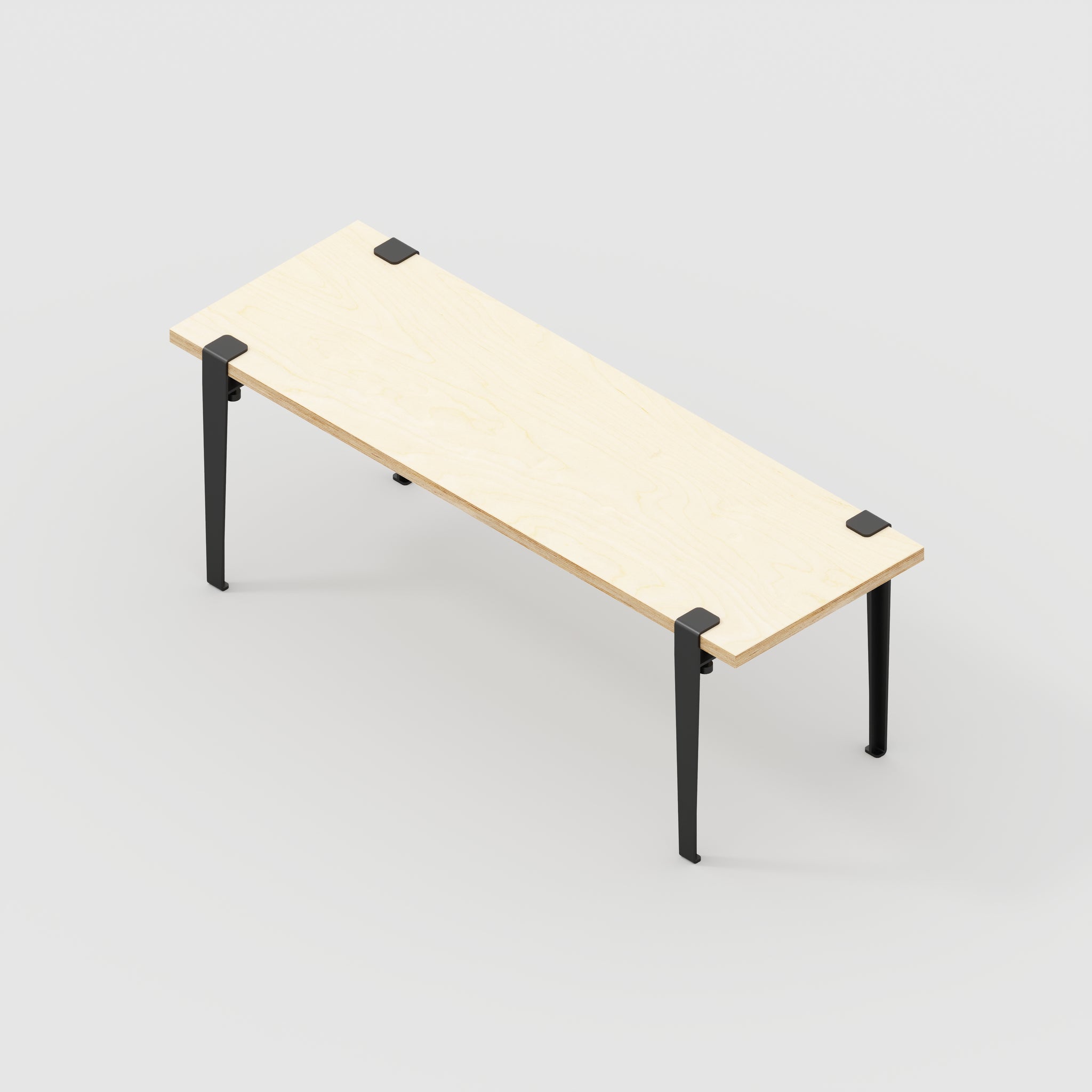 Custom Made to Measure Plywood Bench Seat with Hairpin Legs