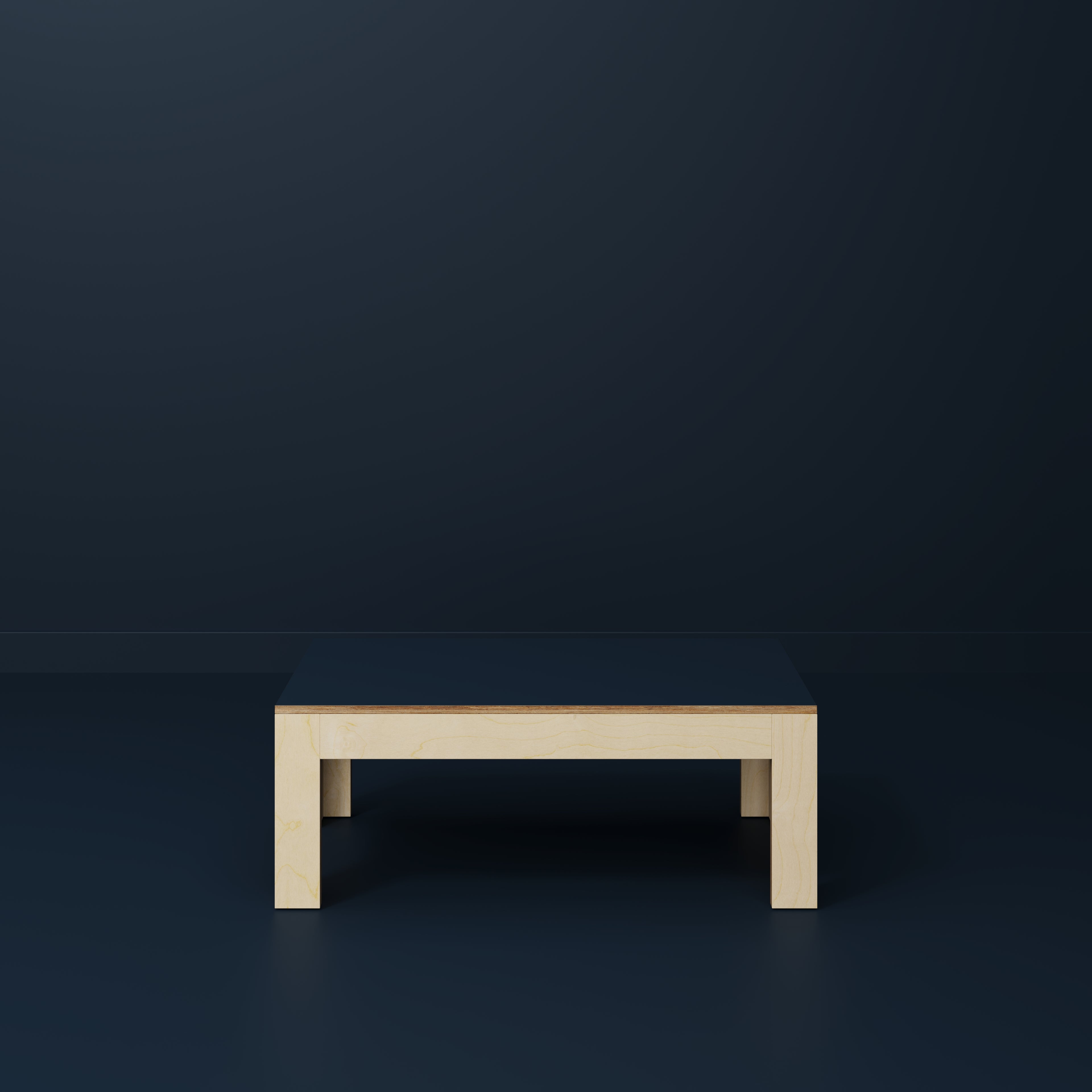 Coffee Table with Solid Frame - Formica Night Sea Blue - 1200(w) x 600 ...