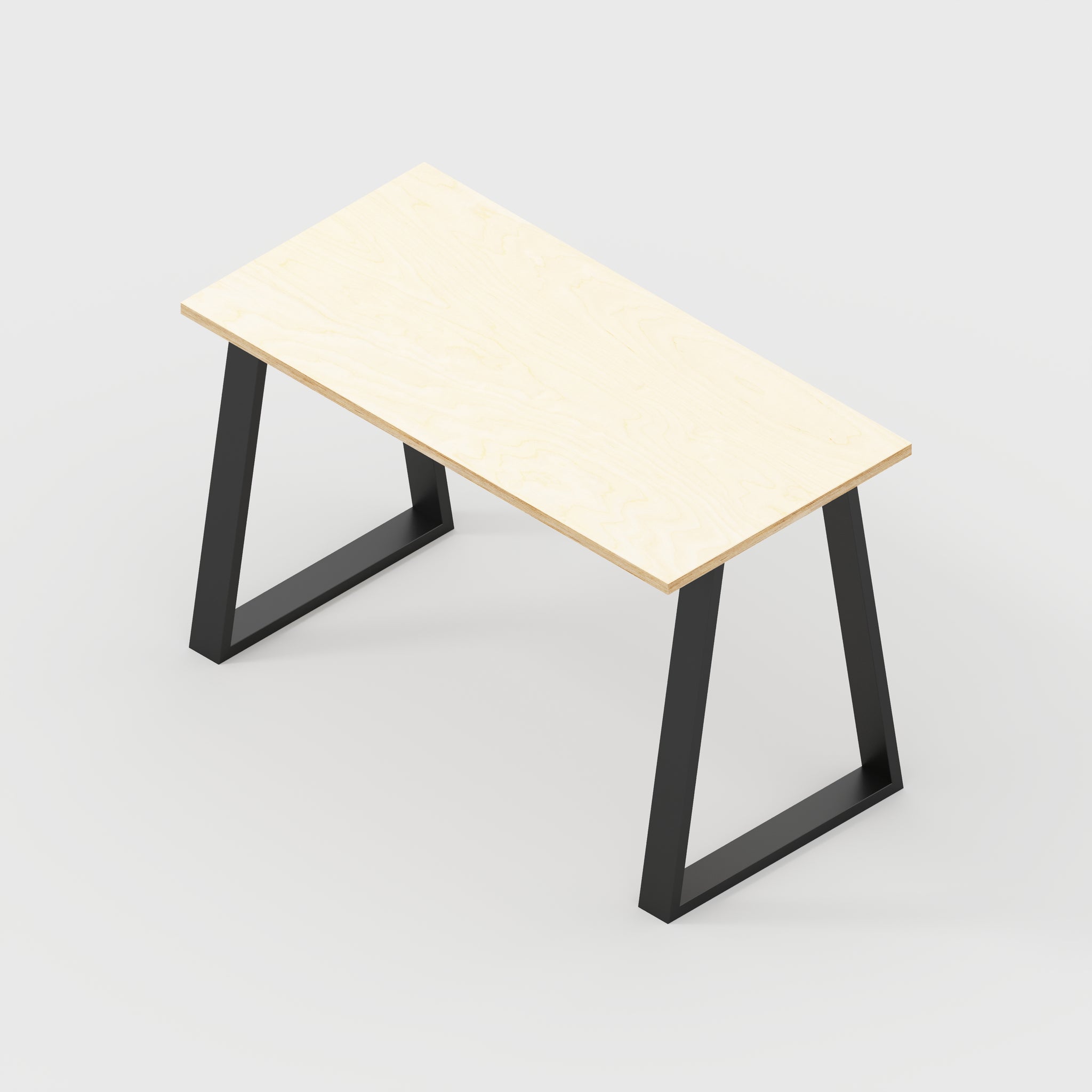 Made in Ply | Custom, Made to Measure Plywood Desk | Industrial Legs