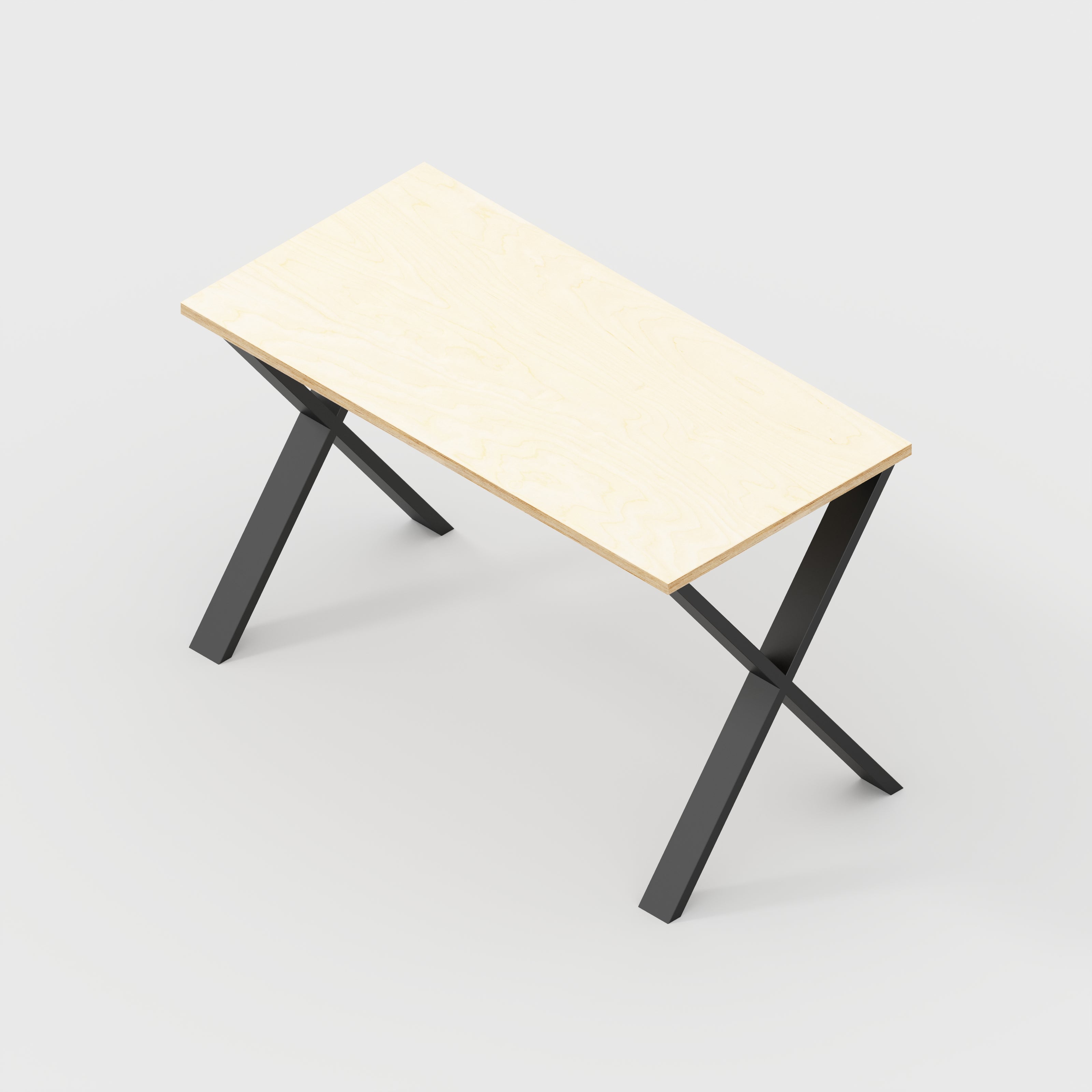 Made in Ply | Custom, Made to Measure Plywood Desk | Industrial Legs