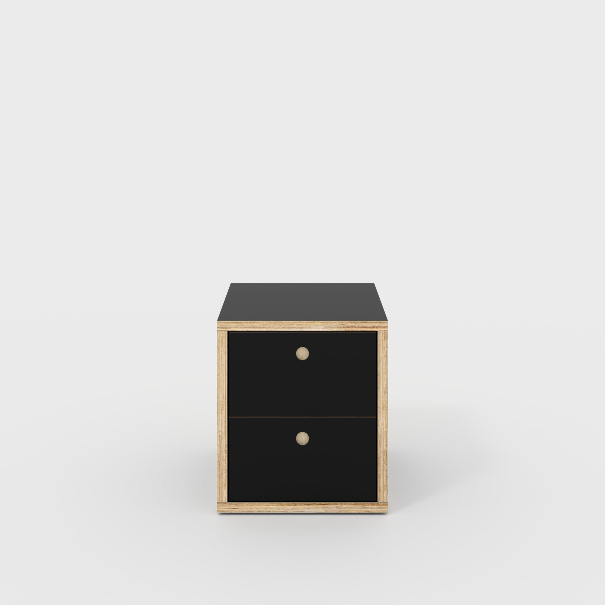 Plywood Drawer Unit - Formica Diamond Black - 400(w) x 400(d) x 450(h)