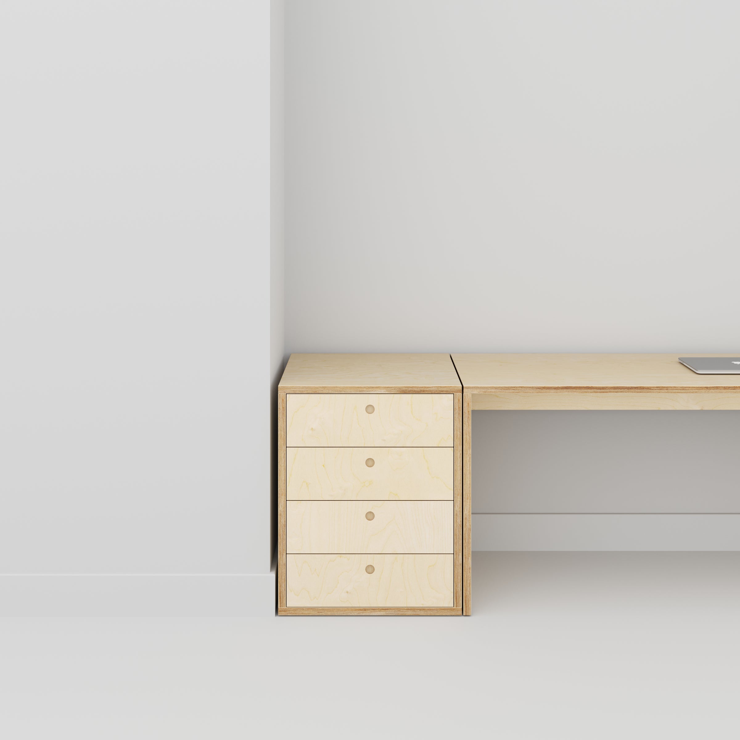 Custom Made to Measure Plywood Drawer Unit