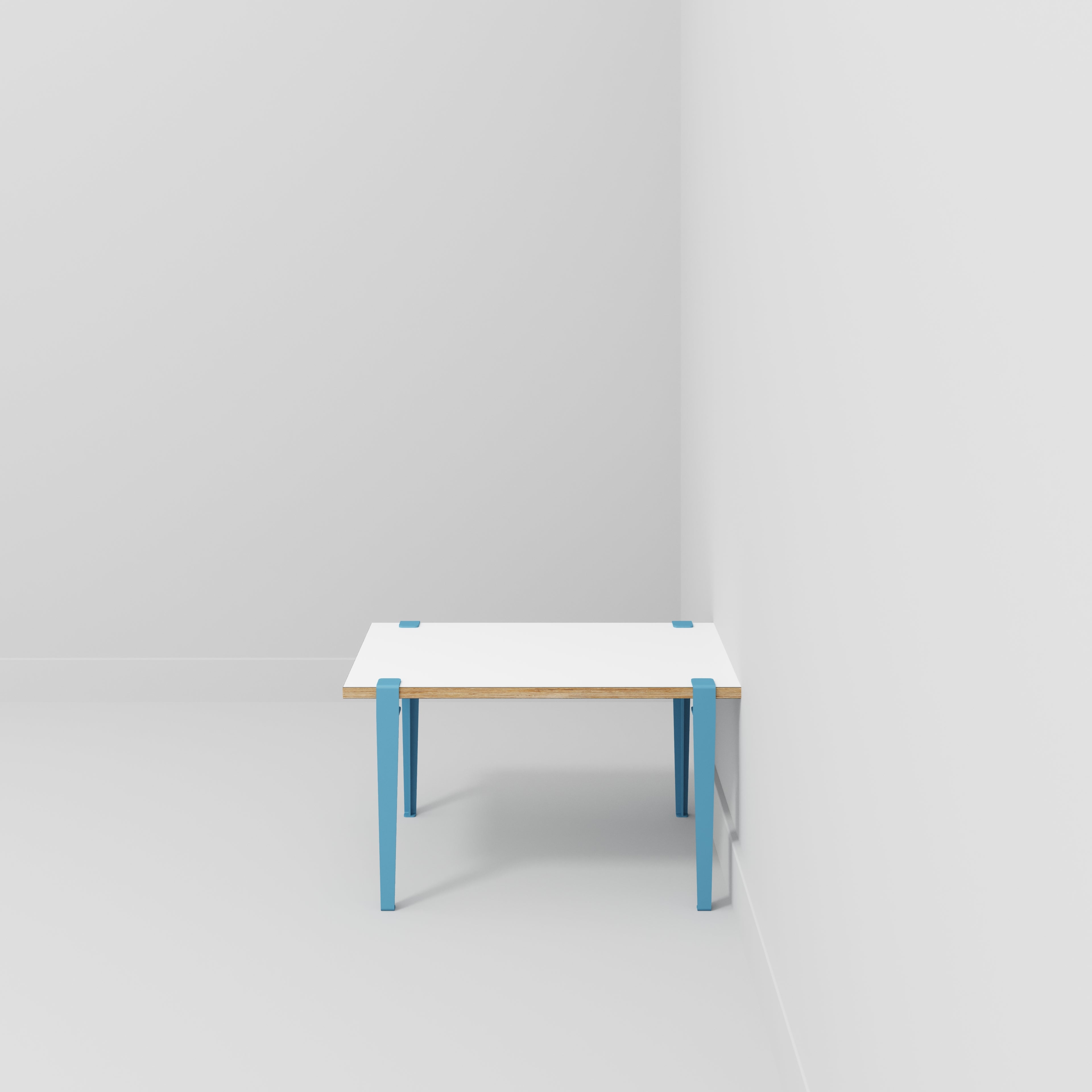 Kids Table with Whale Blue Tiptoe Legs - Formica White - 800(w) x 600 ...