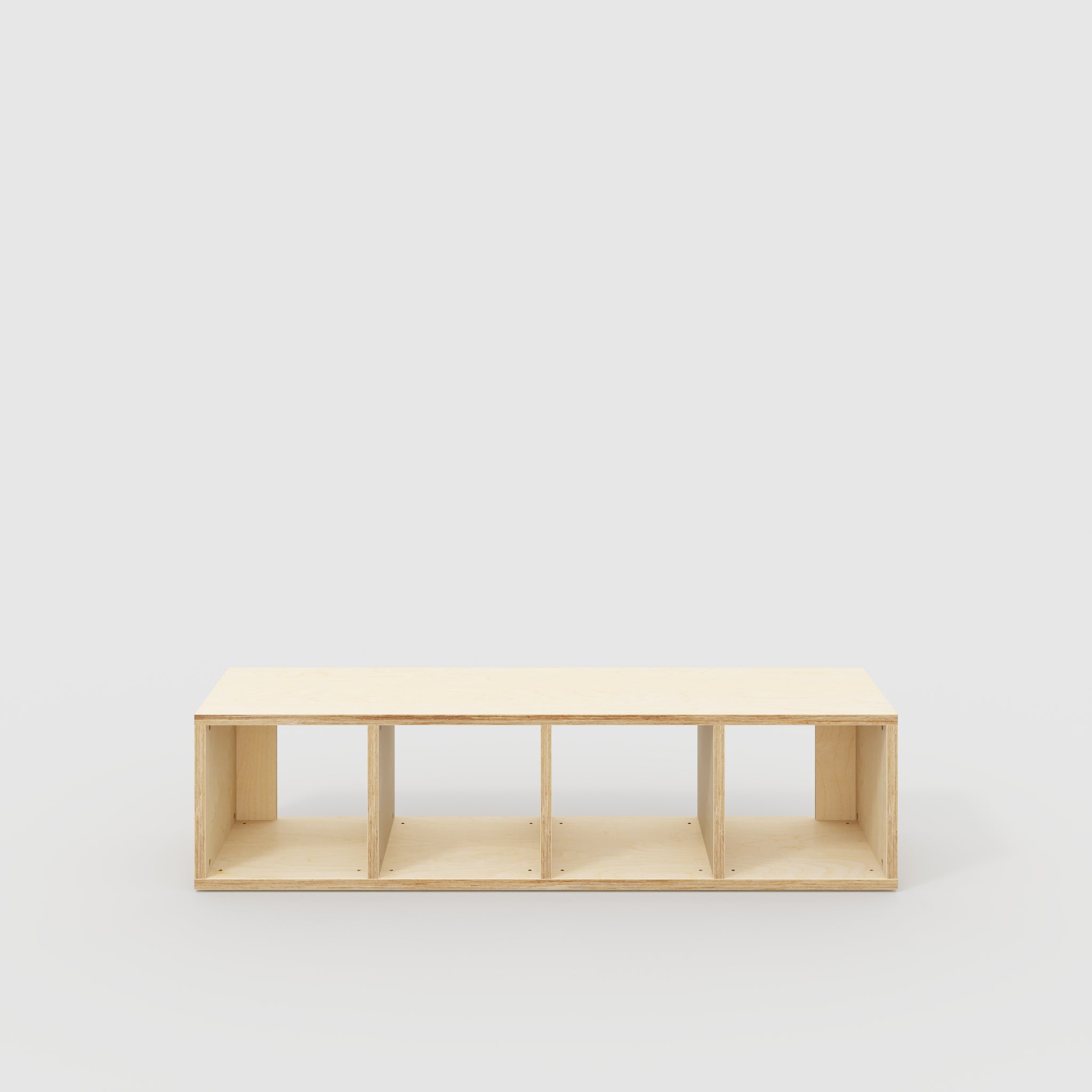 Plywood Open Shelves - Plywood Birch - 1600(w) x 400(d) x 400(h)