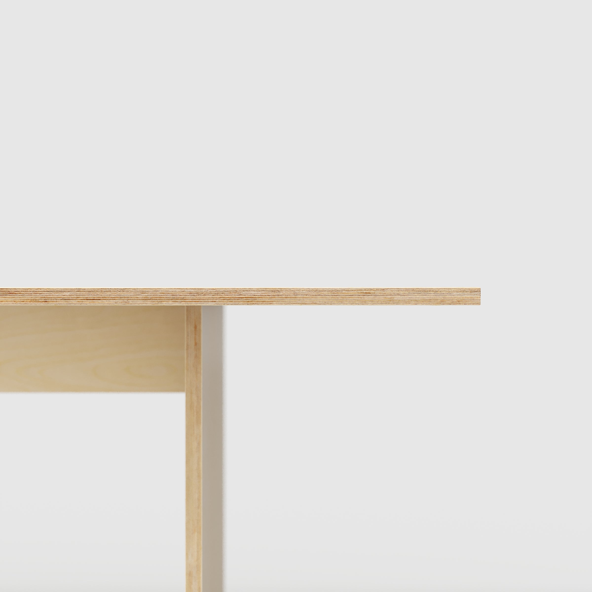 Made in Ply | Custom, Made to Measure Plywood Table | Solid Sides