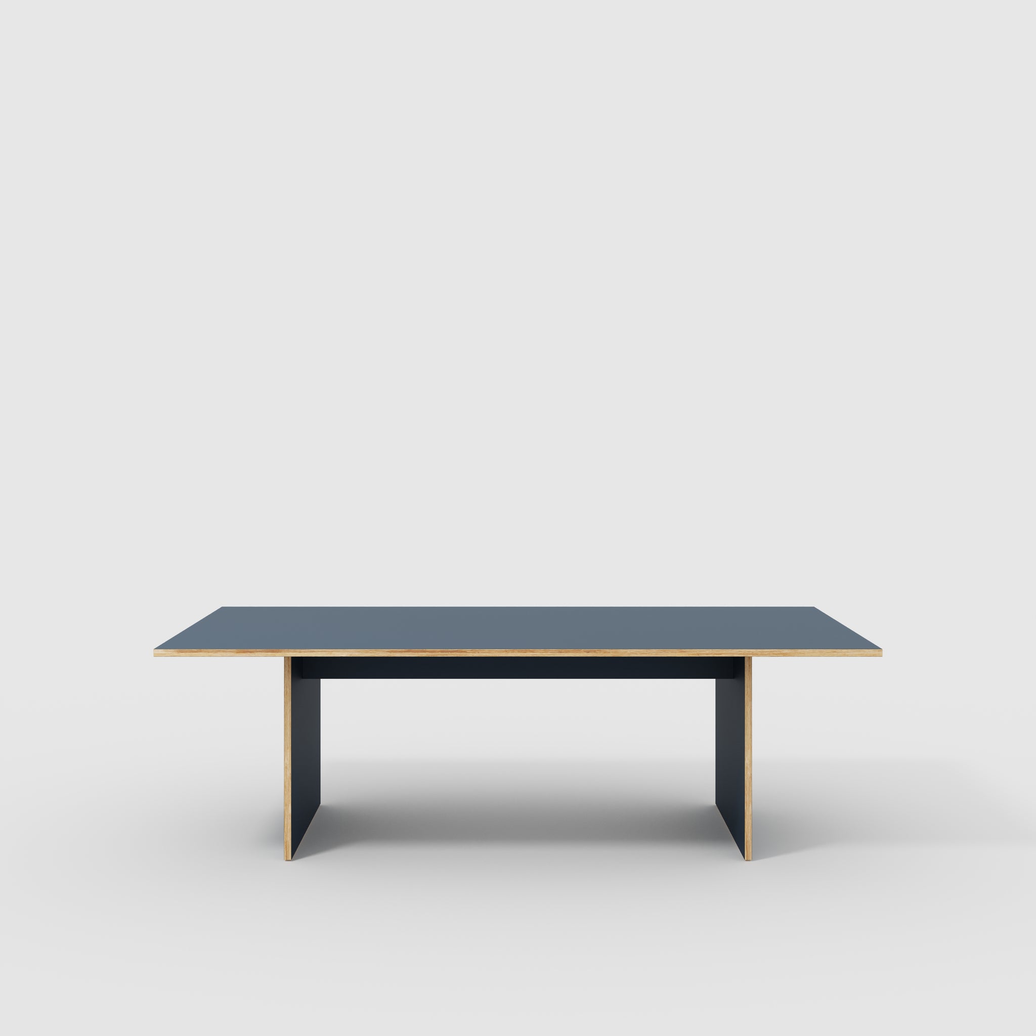Plywood Platform Table - Formica Night Sea Blue - 2400(w) x 1200(d) x