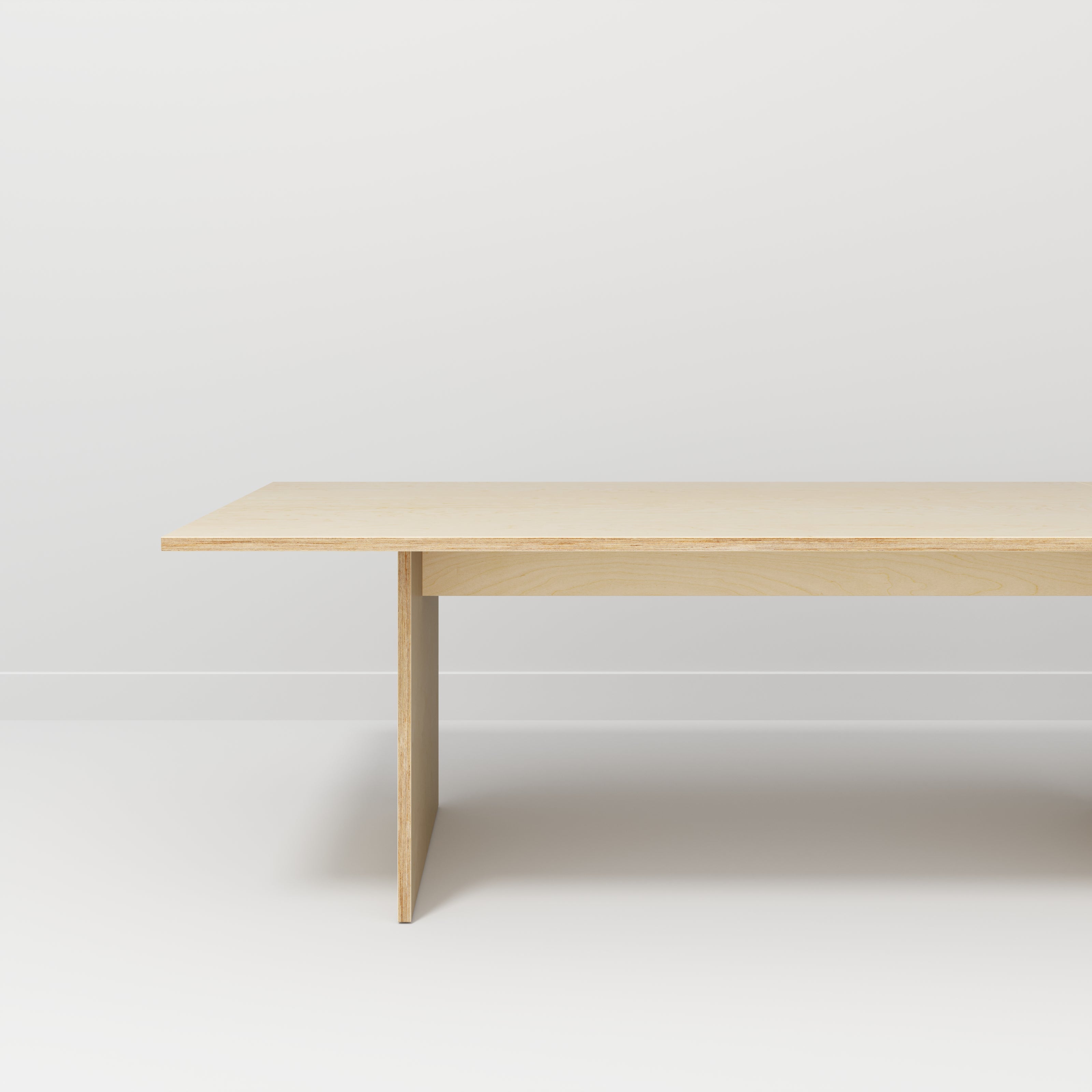 Plywood Platform Table - Plywood Birch - 4000(w) x 1000(d) x 750(h)