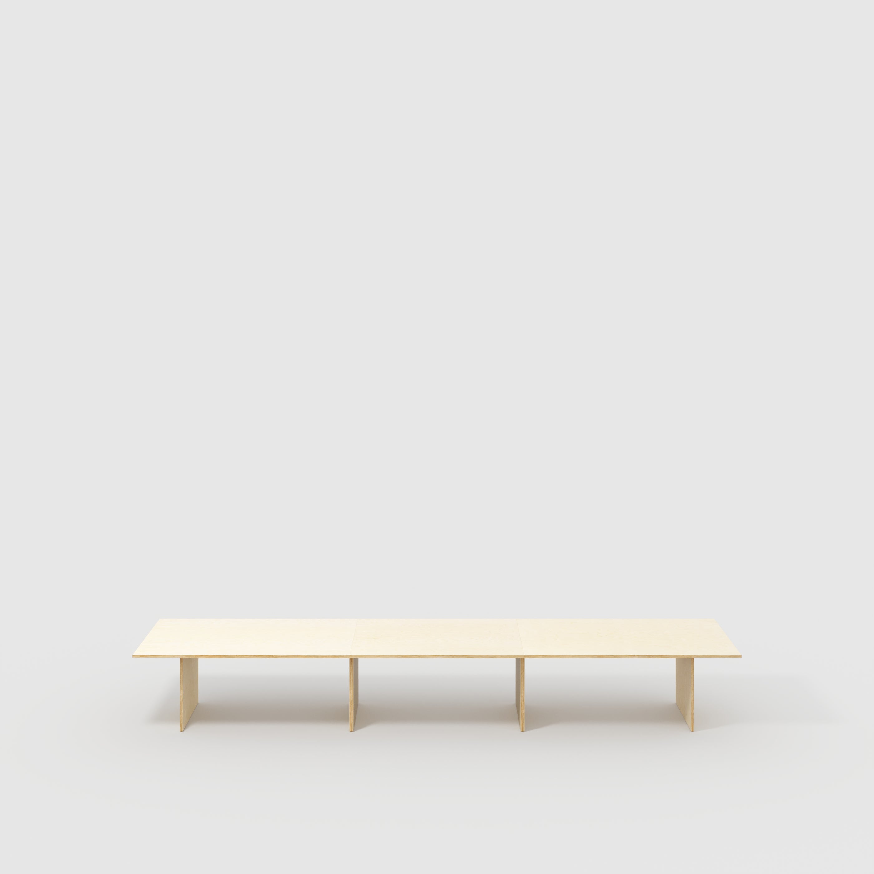 Plywood Platform Table - Plywood Birch - 5600(w) x 1000(d) x 750(h)