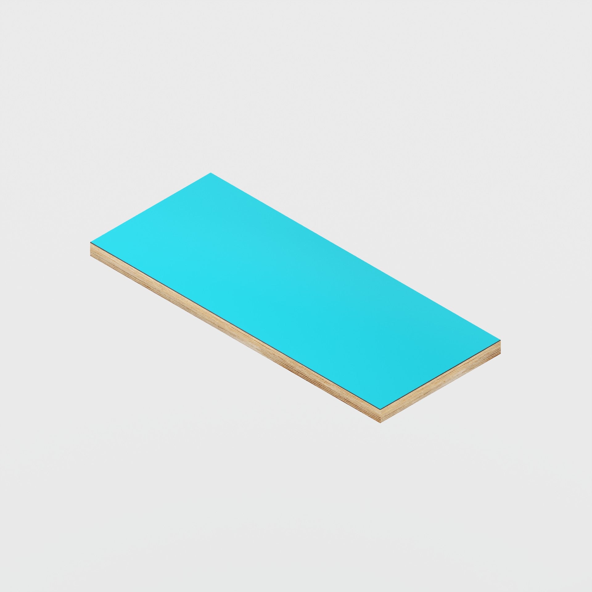 Plywood Shelf - Formica Caribbean - 600(w) x 250(d) - 24mm