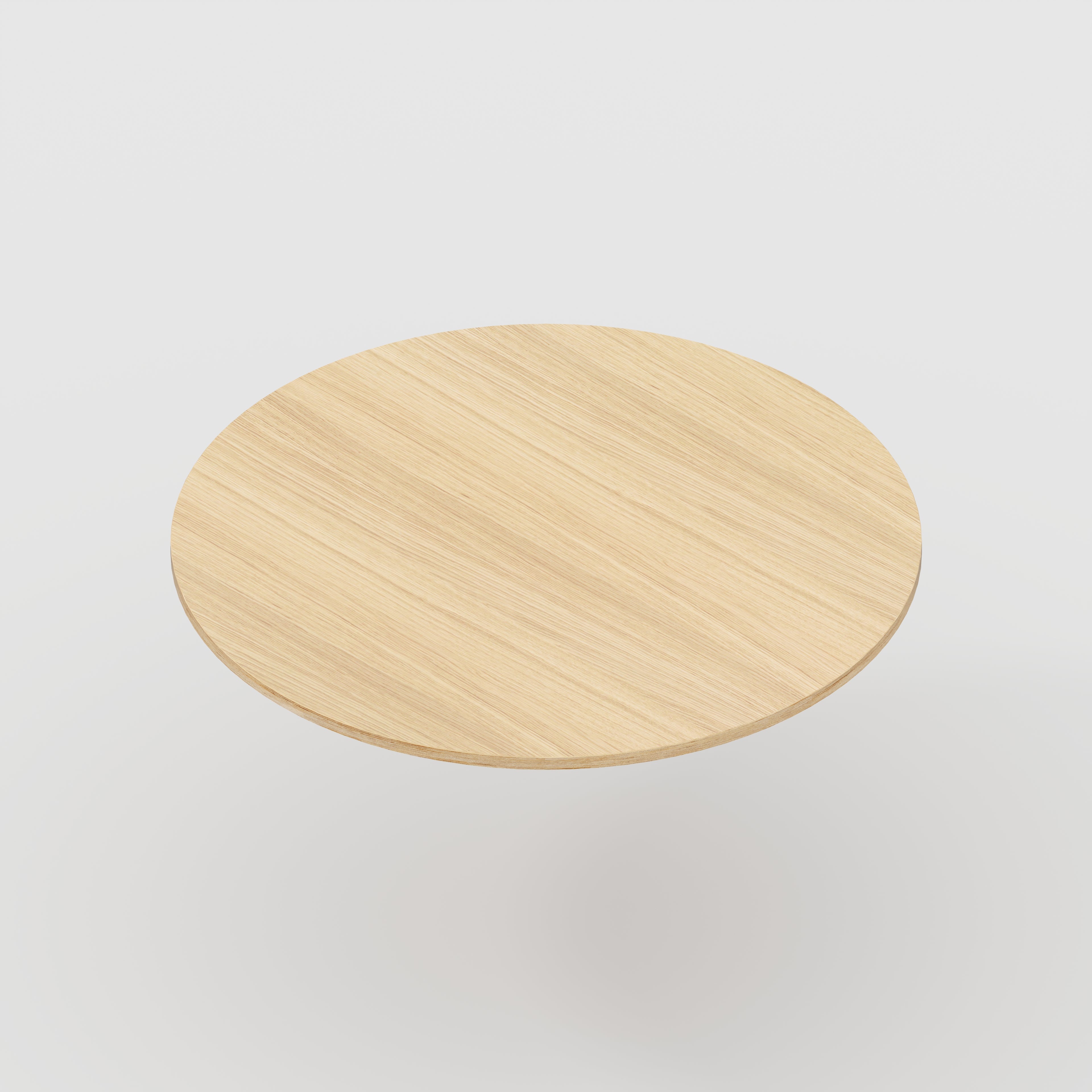 Plywood Round Tabletop - Plywood Oak - 1200(dia) – Made in Ply