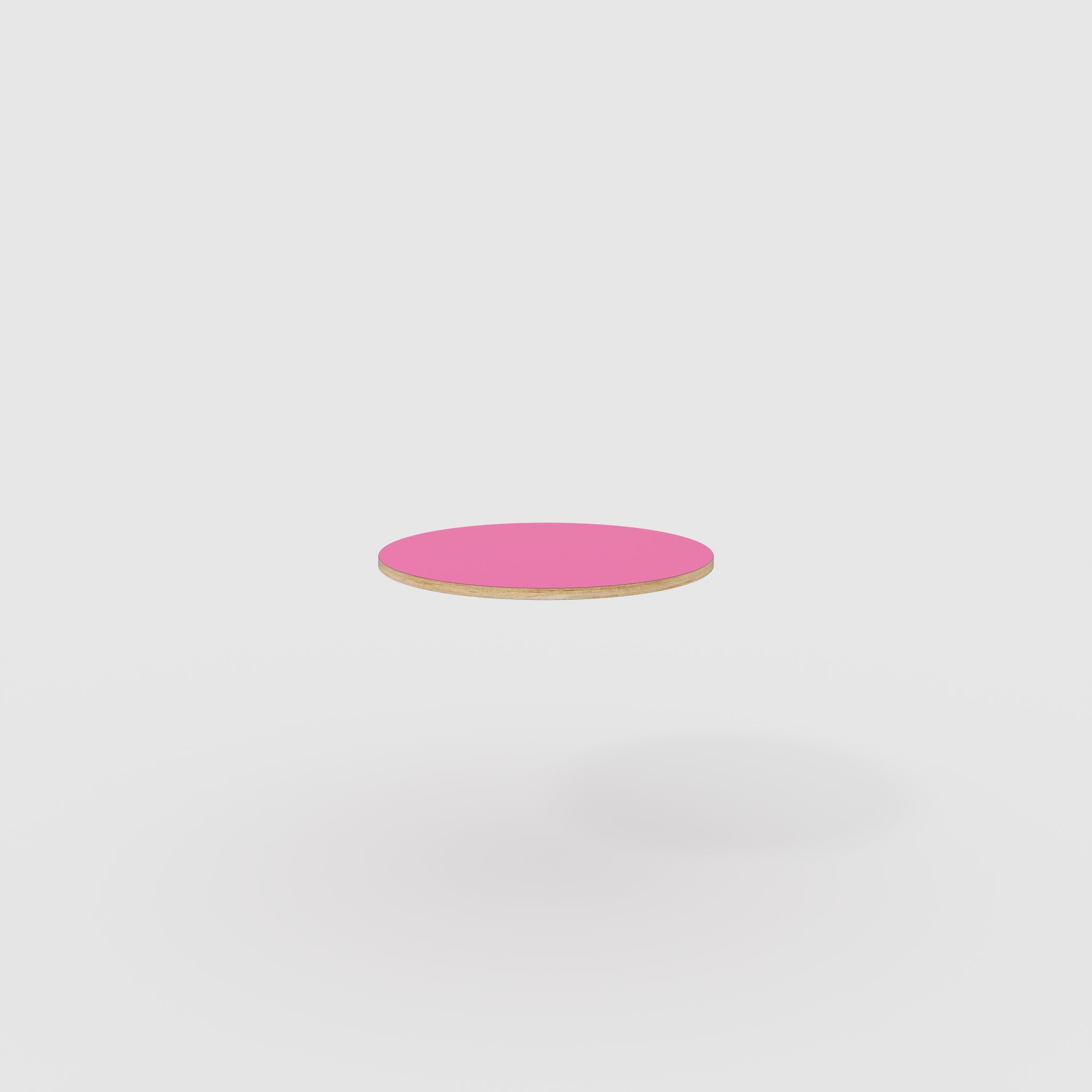 Plywood Round Tabletop - Formica Juicy Pink - 800(dia)