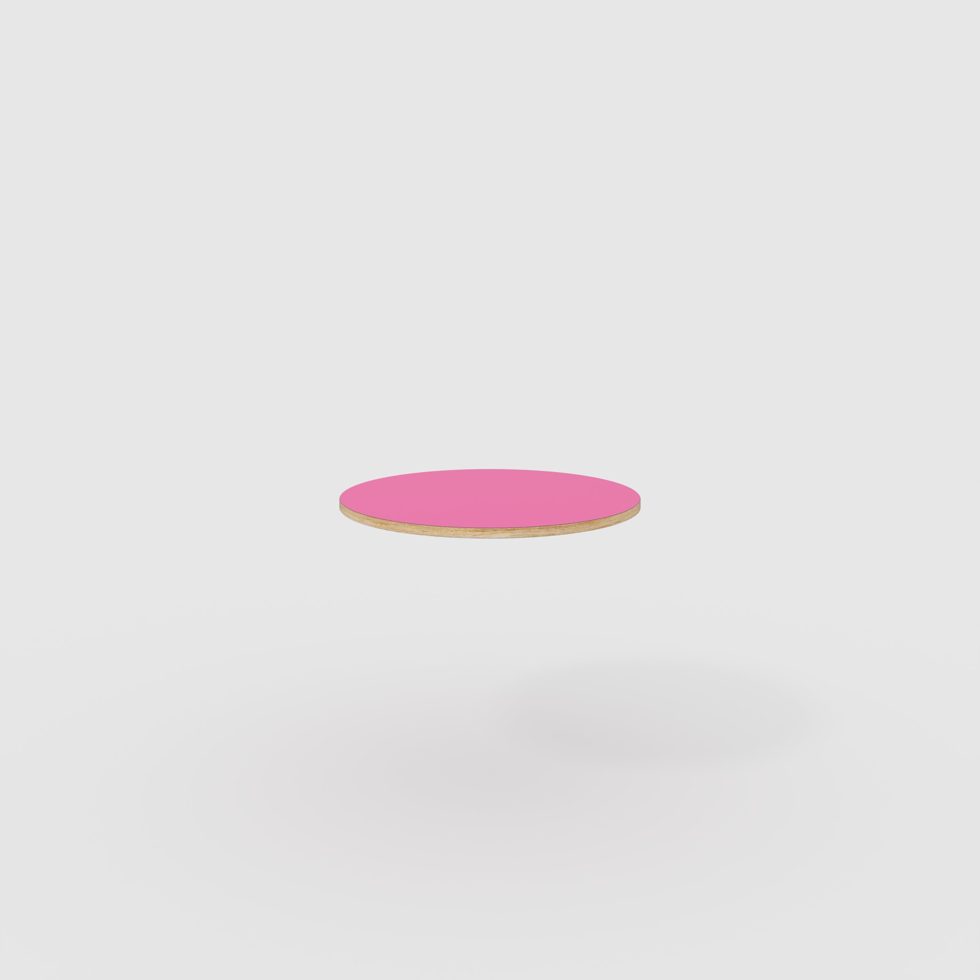 Plywood Round Tabletop - Formica Juicy Pink - 800(dia)