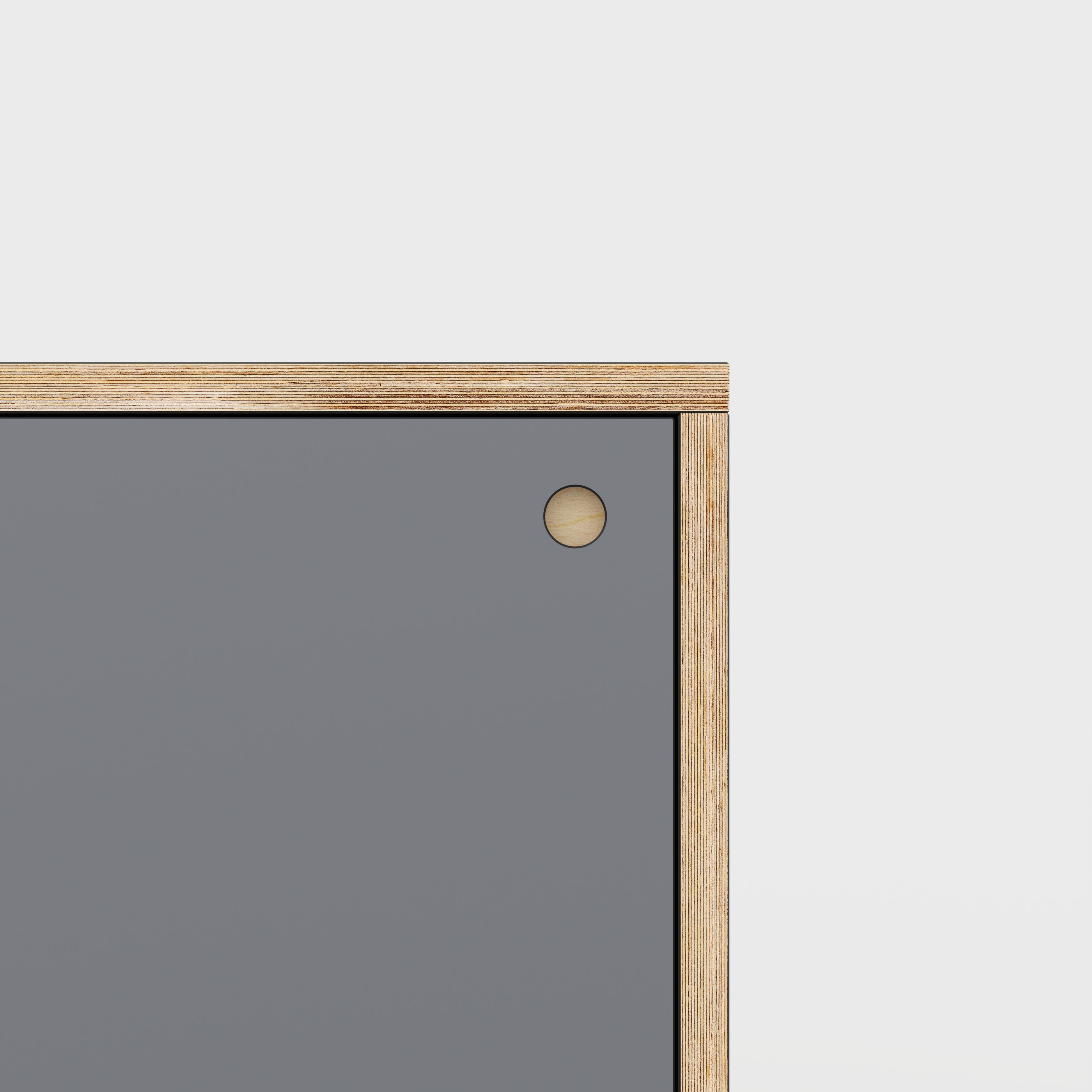 Plywood Storage with Doors - Formica Tornado Grey - 400(w) x 400(d) x