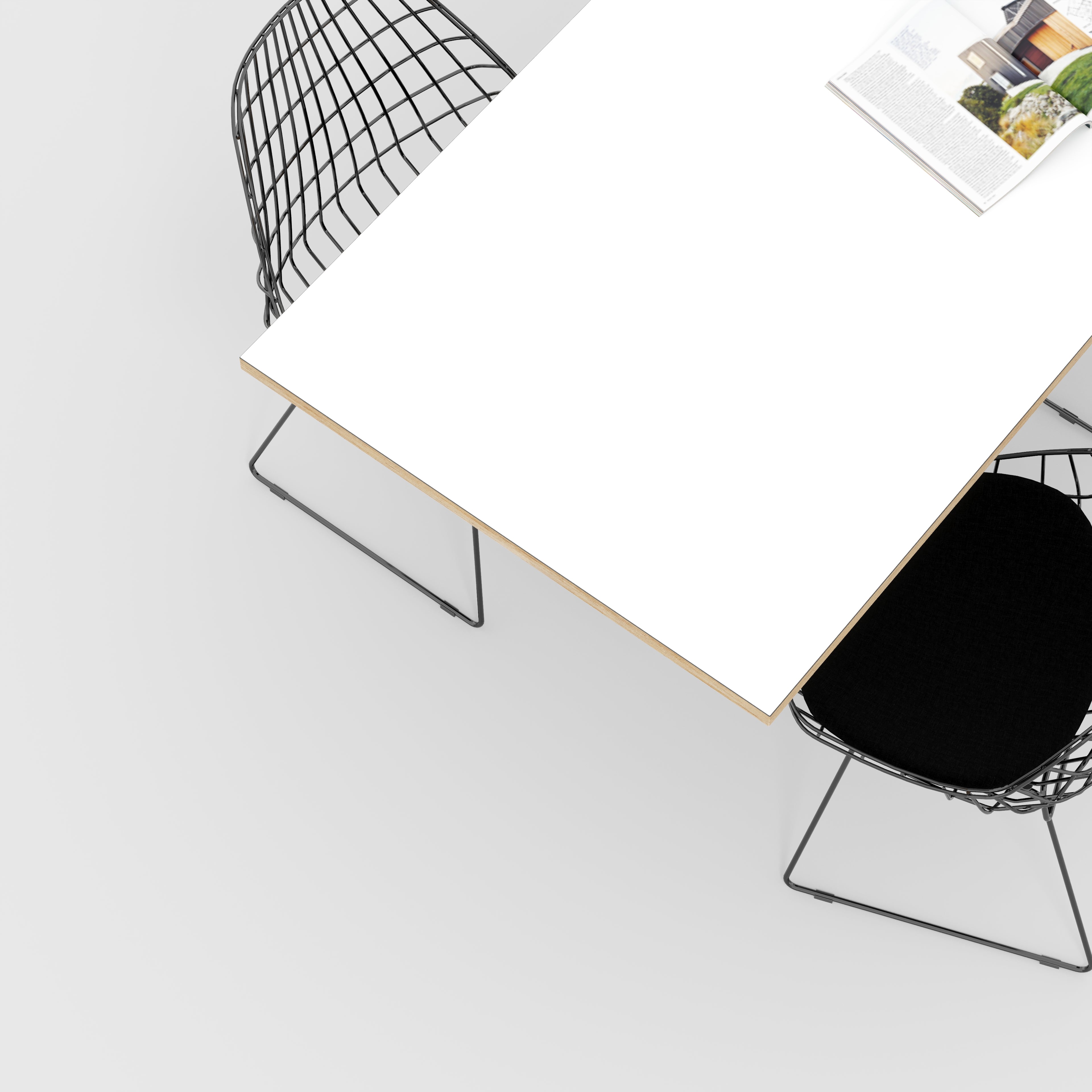 Plywood Tabletop - Formica White - 1600(w) x 800(d) – Made in Ply