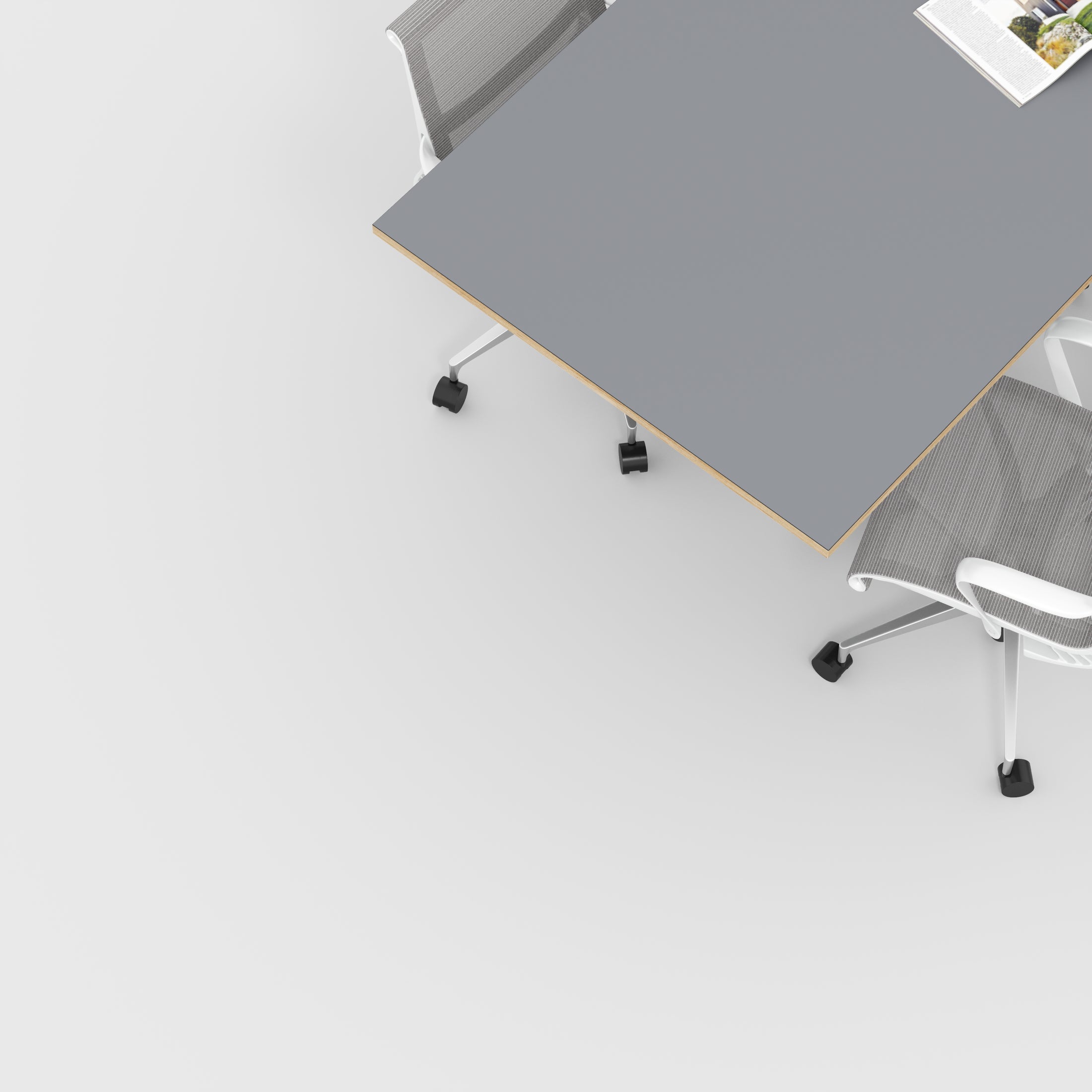 Plywood Tabletop - Formica Tornado Grey - 2000(w) x 1000(d)