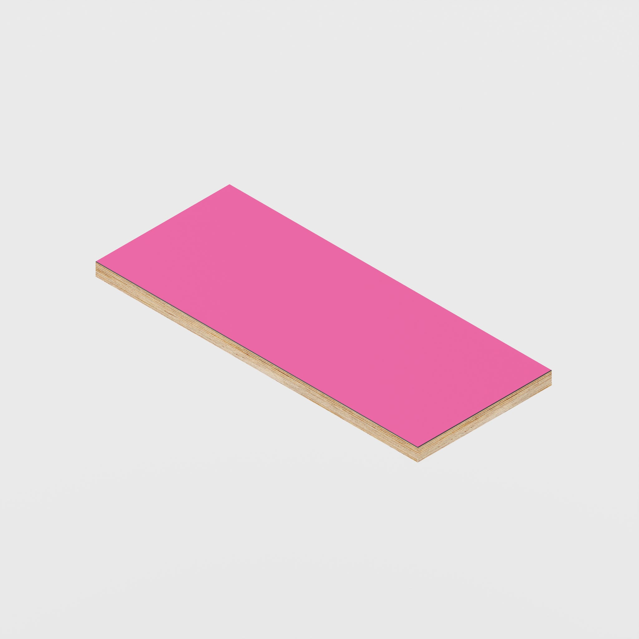 Plywood Shelf - Formica Juicy Pink - 600(w) x 250(d)