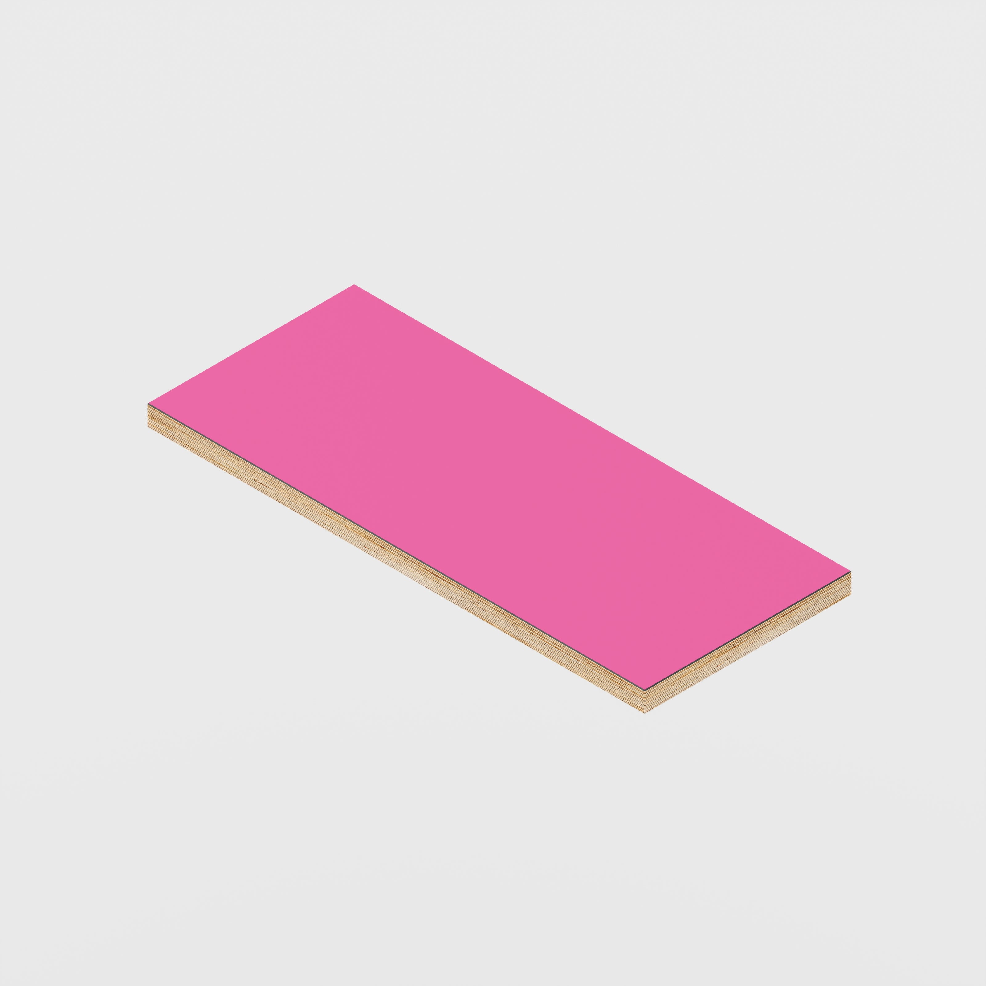 Plywood Shelf - Formica Juicy Pink - 600(w) x 250(d)