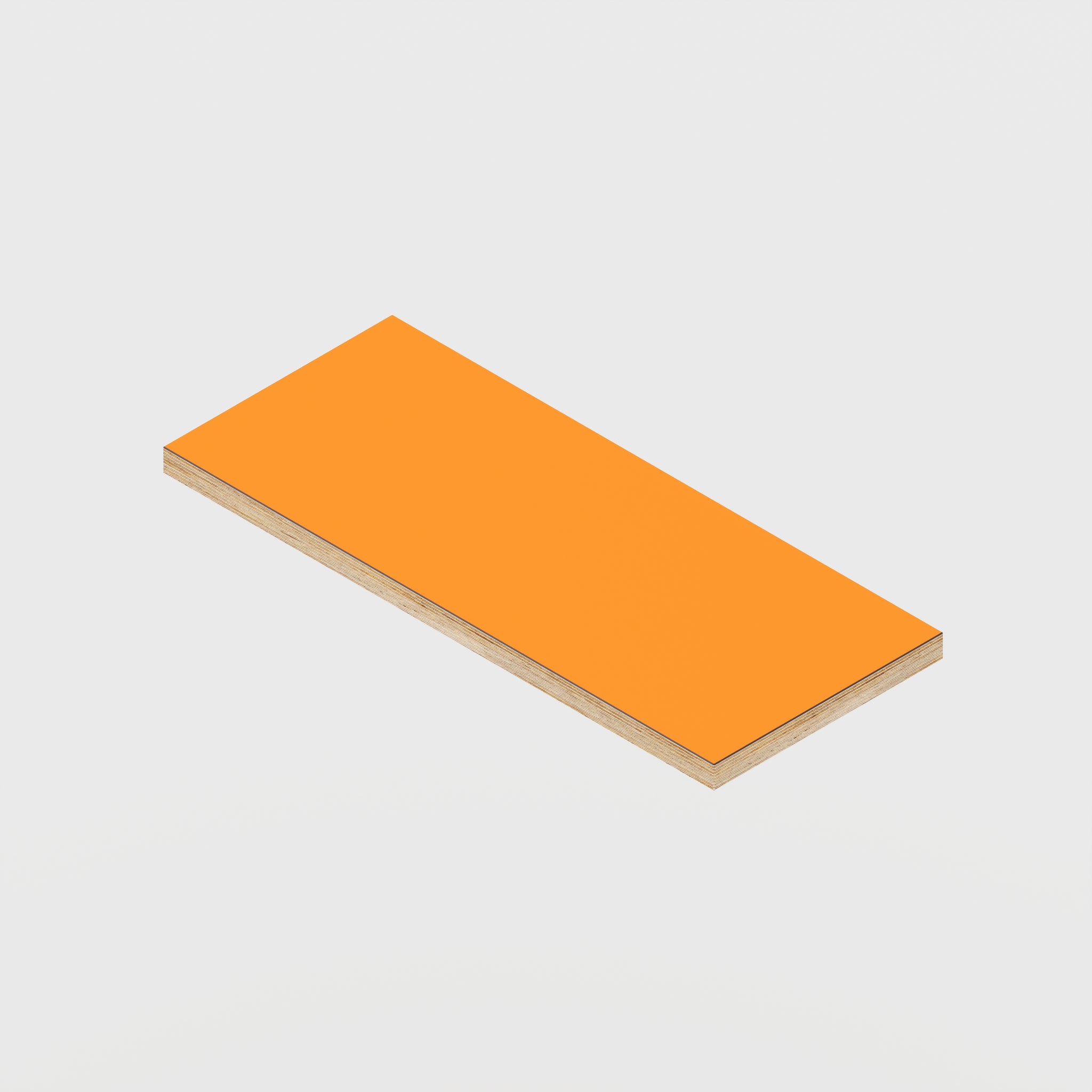 Plywood Shelf - Formica Levante Orange - 600(w) x 250(d)