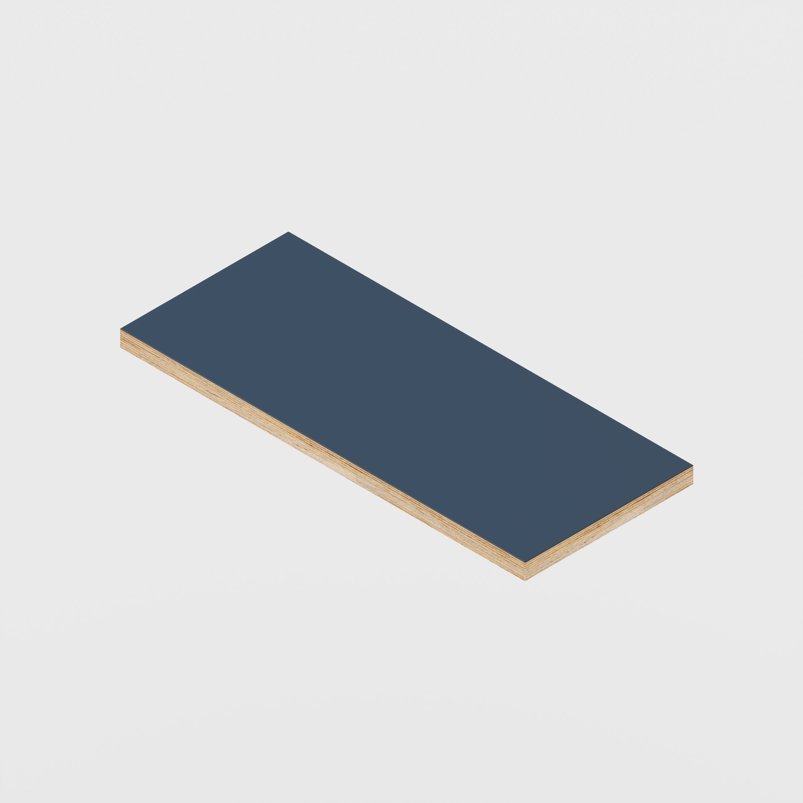 Plywood Shelf - Formica Night Sea Blue - 600(w) x 250(d)