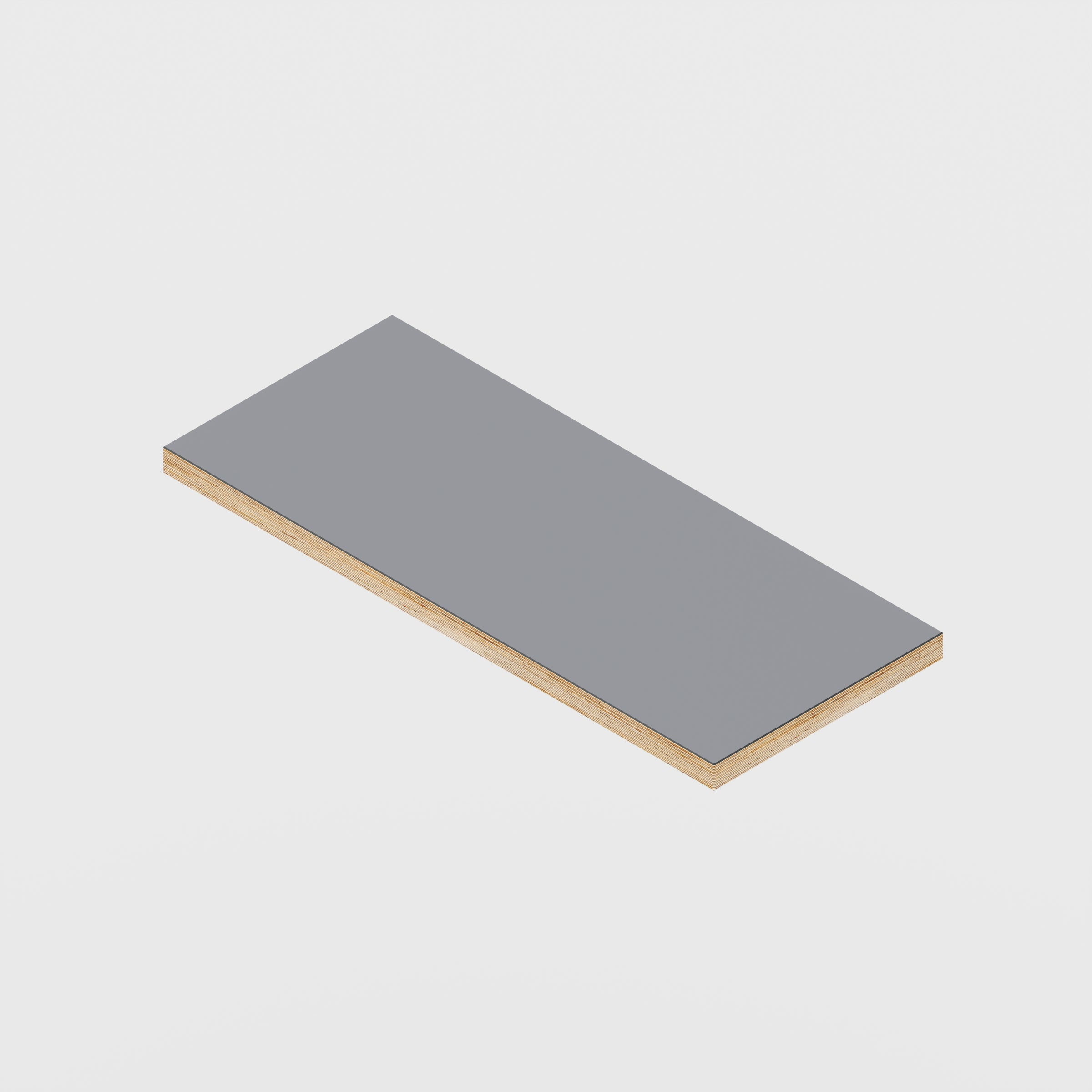 Plywood Shelf - Formica Tornado Grey - 600(w) x 250(d)