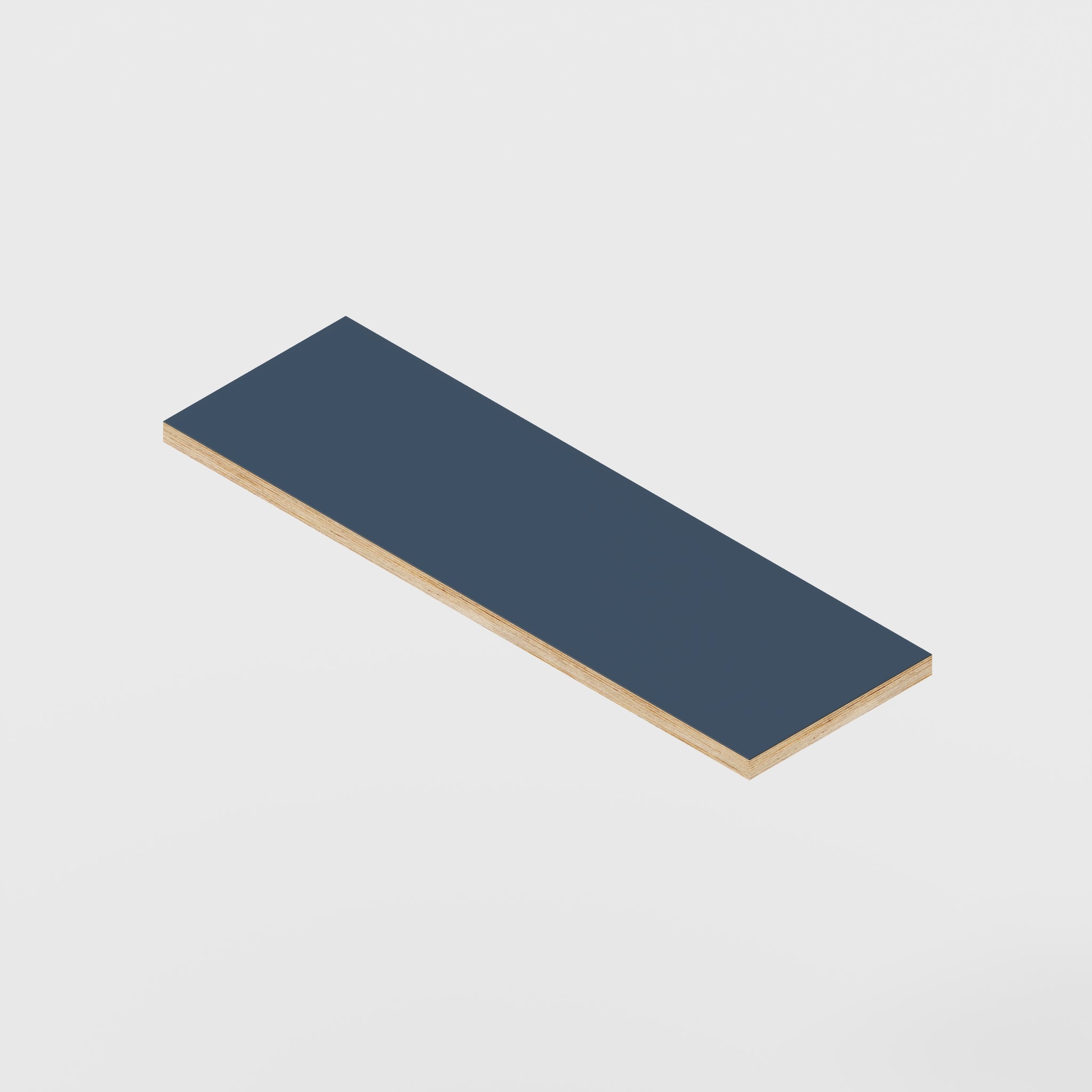 Plywood Shelf - Formica Night Sea Blue - 800(w) x 250(d)