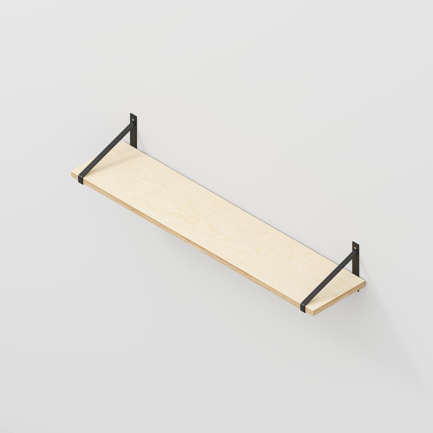 Made in Ply | Custom, Made to Measure Plywood Wall Shelf with Brackets