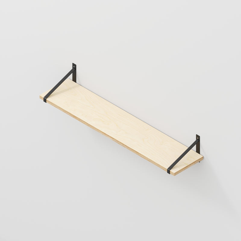 Made in Ply | Custom, Made to Measure Plywood Wall Shelf with Brackets