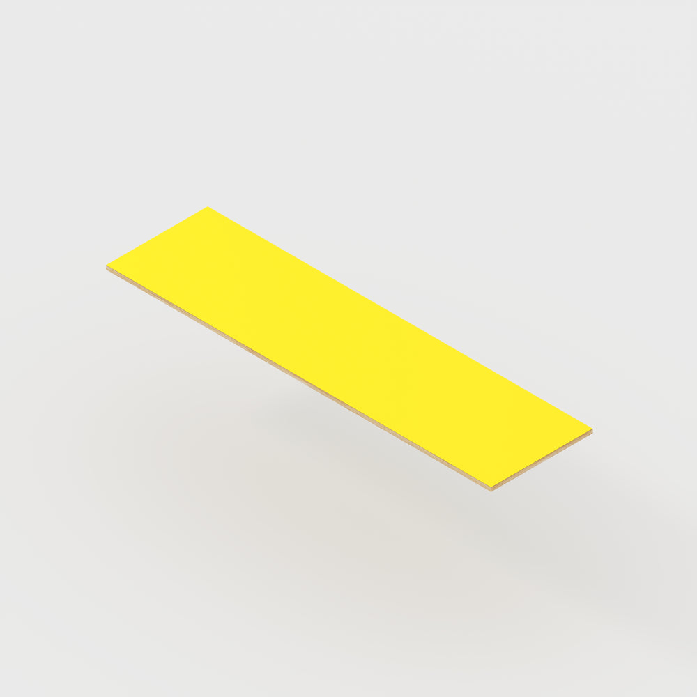 Plywood Worktop - Formica Chrome Yellow - 2400(w) x 635(d)