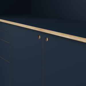 Plywood Worktop - Formica Night Sea Blue - 3000(w) x 635(d)